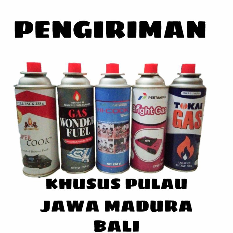 Jual Gas portable/Gas kaleng/Gas refil Hi cook, Culinari, Super cook ...