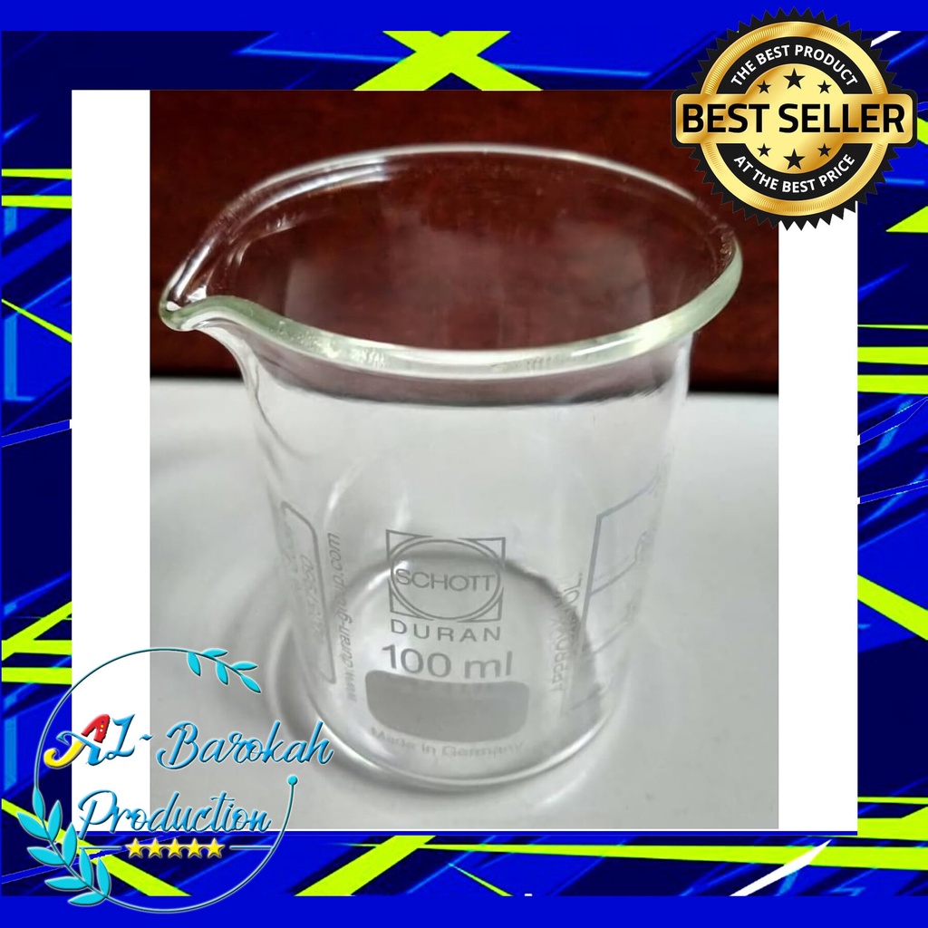 Jual Beaker Glass 100 ml Schott Duran | Shopee Indonesia