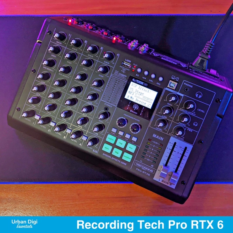 Jual Recording Tech Pro RTX 6 - USB Audio Mixer 6 Channel Phantom Power 48V USB OTG 24 DSP All ...
