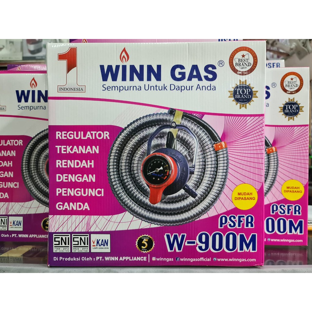 Jual WINN GAS PSFR W-900M Paket Selang & Regulator | Shopee Indonesia