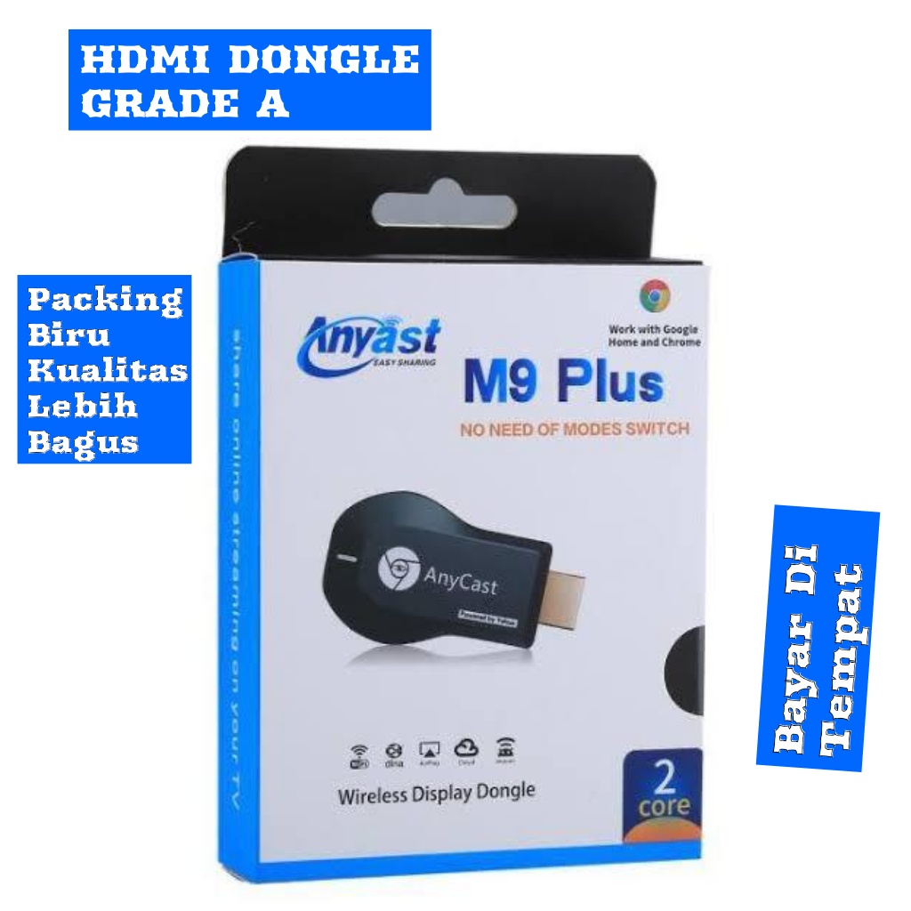 Jual M9 PLUS PREMIUM Kabel HDMI TV Anycast HDMI Dongle WIFI Display ...