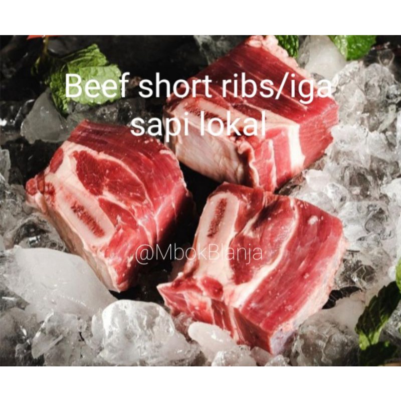 Jual Termurah! Premium iga sapi lokal/ beef short ribs | Shopee Indonesia