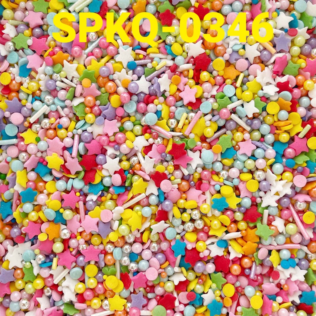 Jual SPKQ-0346 Sprinkles sprinkle springkel 250gr mutiara bintang ...