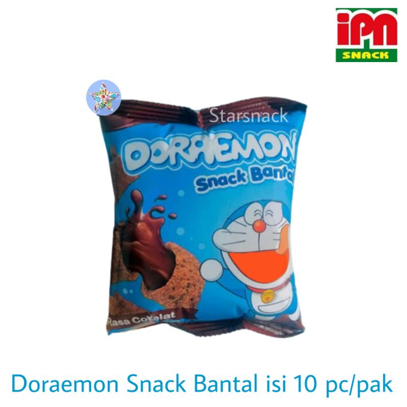 Jual Doraemon Snack Bantal Cokelat isi 10 bj/pak | Shopee Indonesia