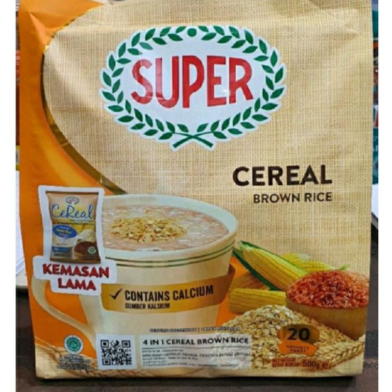 Jual Super Cereal Instant Brown Rice (20 sachet) | Shopee Indonesia