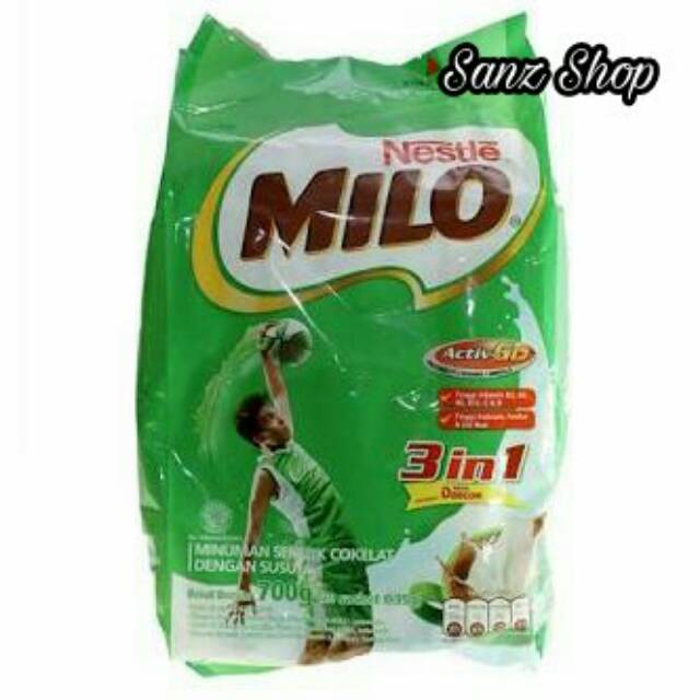 Jual Milo 3 in 1 Activ Go (20 sachet x 35 gram) | Shopee Indonesia