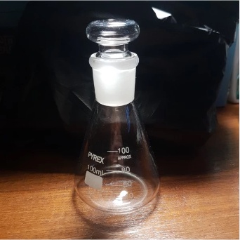 Jual Harga Turun Erlenmeyer tutup asah pyrex 100ml shopee | Shopee Indonesia