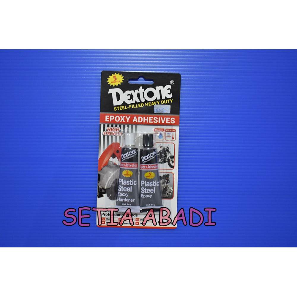 Jual LEM BESI CAMPUR / LEM BESI HITAM PUTIH / EPOXY ADHESIVES DEXTONE 5 ...