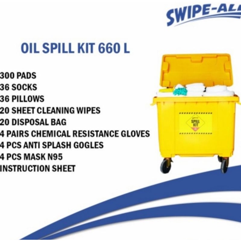 Jual Swipe-All P93 Oil Spill Kit (Kapasitas 660 Liter) | Shopee Indonesia