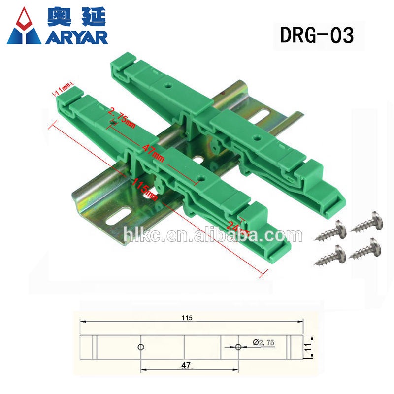 Jual DRG-03 PCB Din Rail Industrial Circuit Board Holder Adapter ...