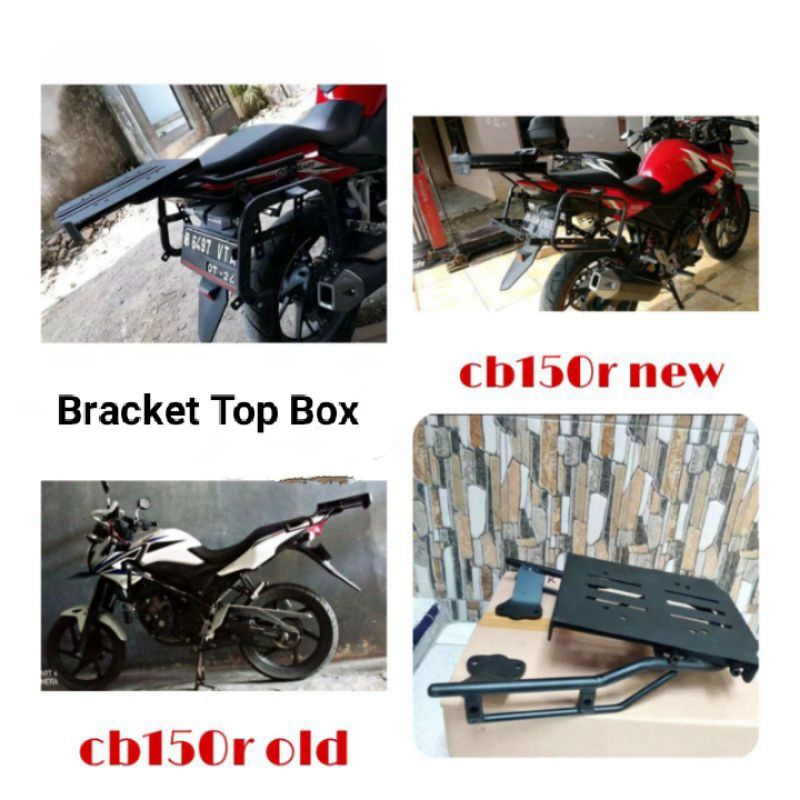 Jual Bracket Top Box CB150R OLD dan CB150R NEW CB 150 X model geser ...