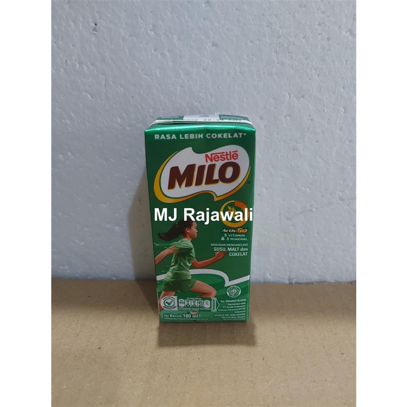 Jual Susu Milo Kotak 180 ml - Satuan | Shopee Indonesia