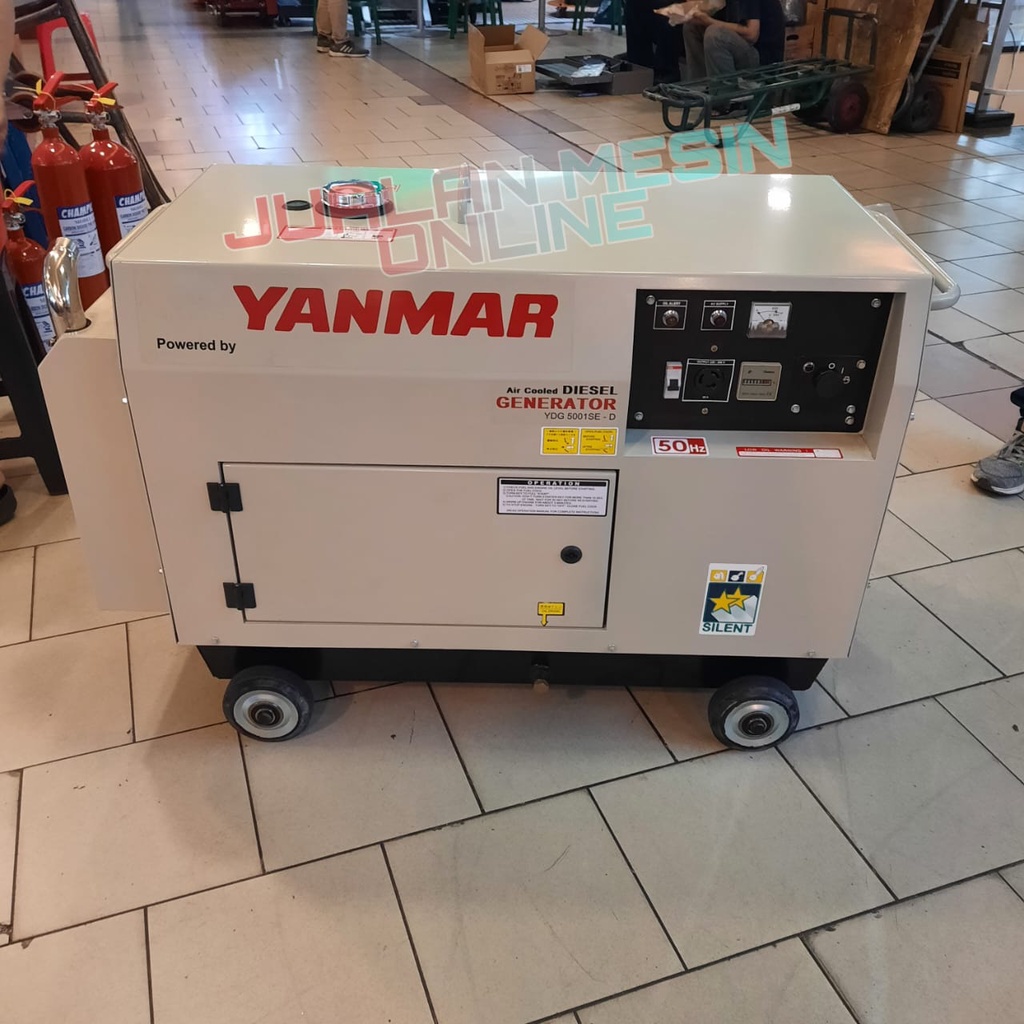 Jual Genset Silent Diesel 5 kva YANMAR YDG5001SE Genset Sollar | Shopee ...