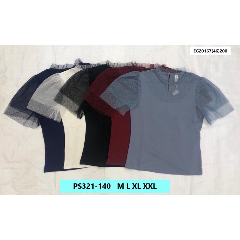 Jual Baju atasan model renda-renda dilengan dan dikera dari malaysia ...