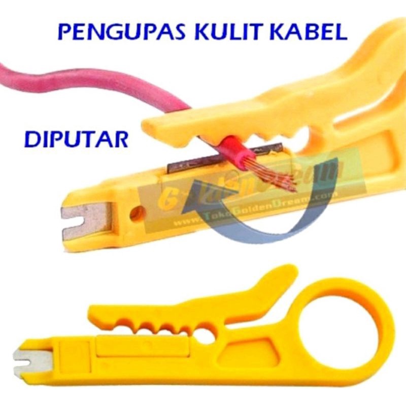 Jual Rotary Wire Stripper Pengupas Kulit Kabel Diputar Keliling Kupas ...
