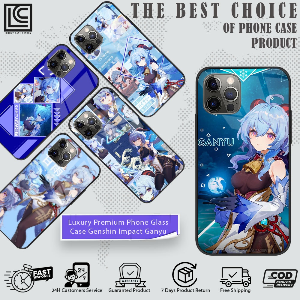 Jual Case Genshin Impact Ganyu Phone Glass Case Mi 11t Xiaomi Mi 11t ...
