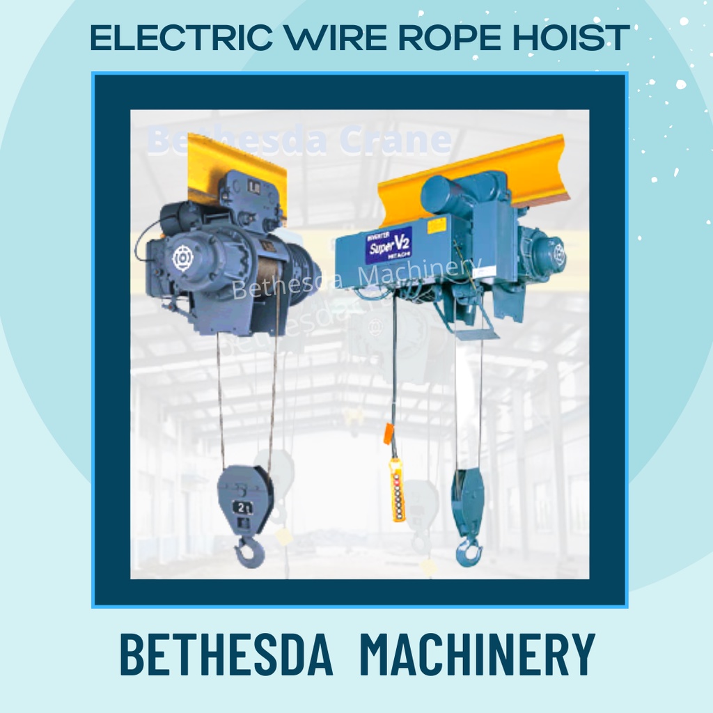 Jual Hoist Wire Rope 2 Ton 3 Ton 5 Ton Merk Hitachi | Shopee Indonesia