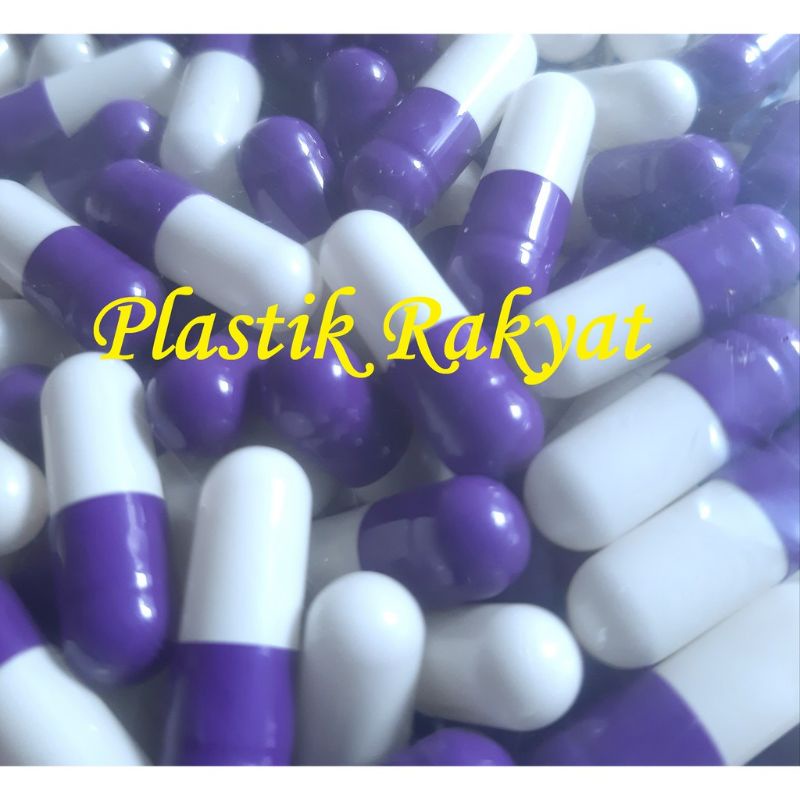 Jual Cangkang Kapsul Ukuran 2 warna warni / Kapsul Kosong Ukuran 2 ...