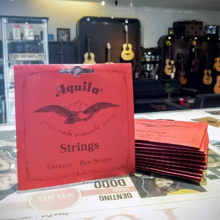 Jual Senar Ukulele Aquila 83U Red High G Soprano | Shopee Indonesia