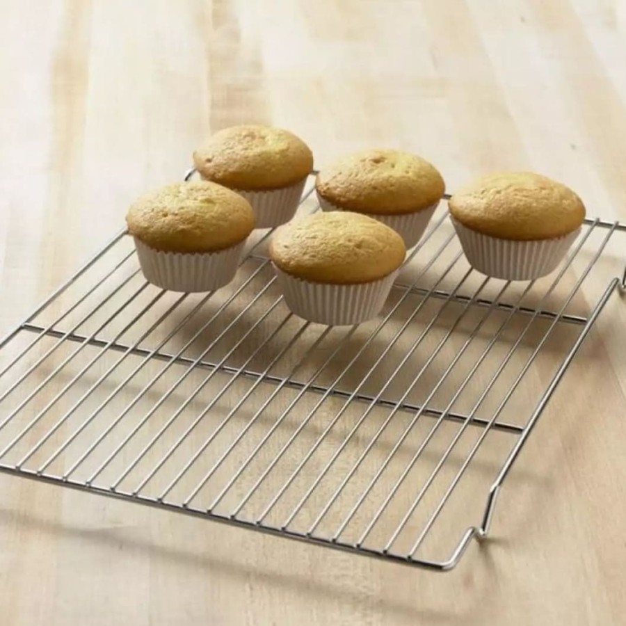Jual Cooling rack kotak 30x30 cm dan bulat diameter 29 cm kokoh rak ...