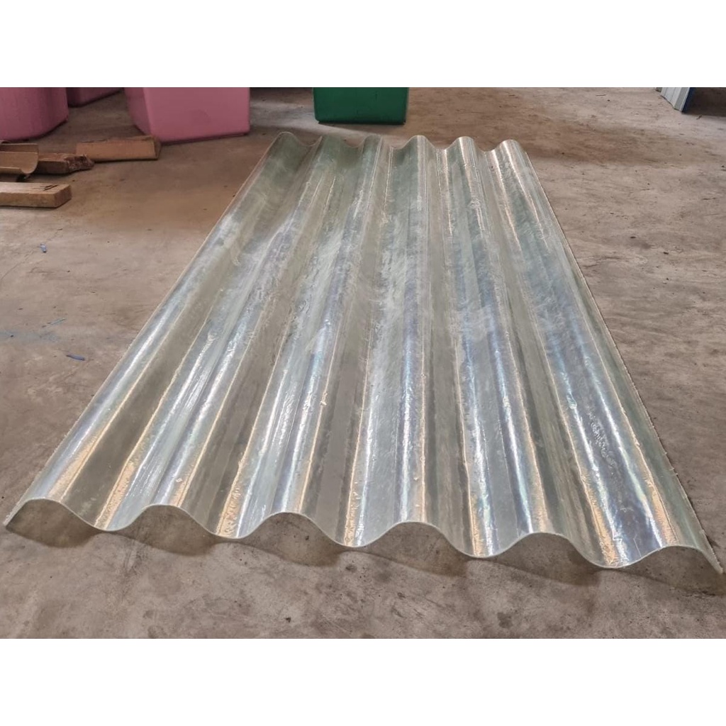 Jual (kode: FDJA6) FIBER ASBES Gelombang Besar Transparan DJABES 6 ...