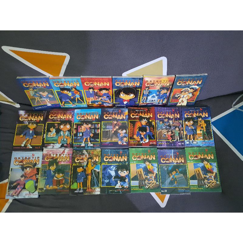 Jual Buku Komik Detektif Conan Detective Conan Seri Animasi TV Full ...