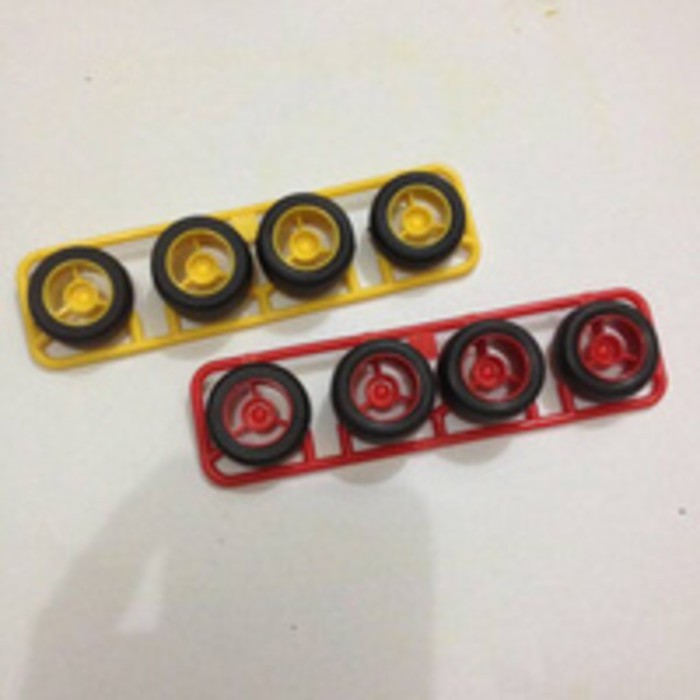 Jual velg dan ban small dia bawaan standar box tamiya original, murah ...