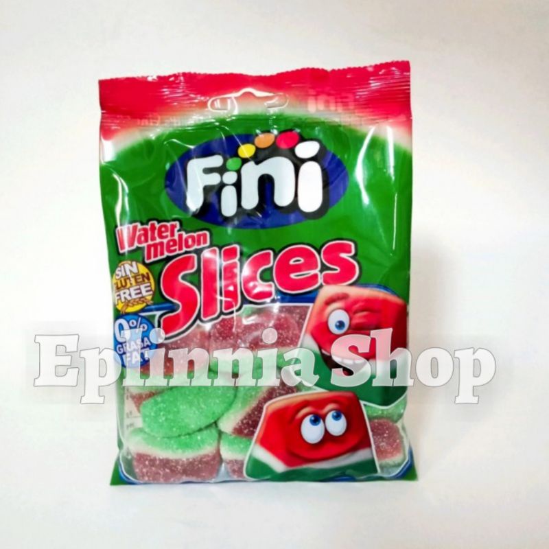Jual Fini Watermelon Water Melon Slices Candy 100 gr - Permen | Shopee ...