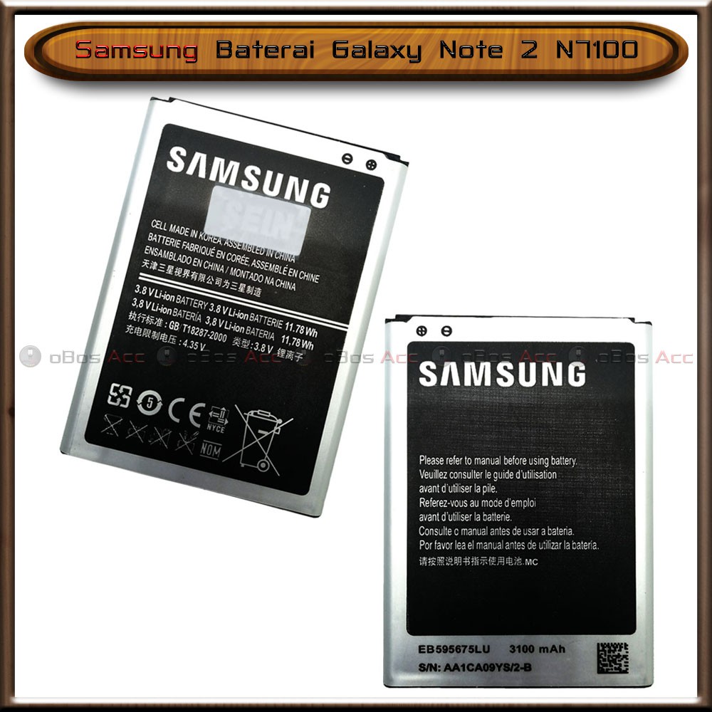 Jual Baterai Samsung Galaxy Note 2 N7100 Original Batre Batrai HP | Shopee Indonesia