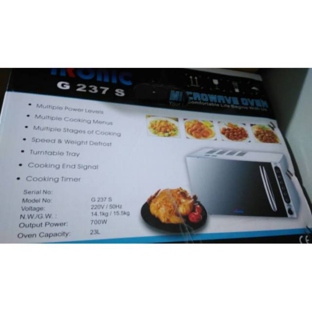 Jual Microwave Oven Ikonic G 237 S | Shopee Indonesia