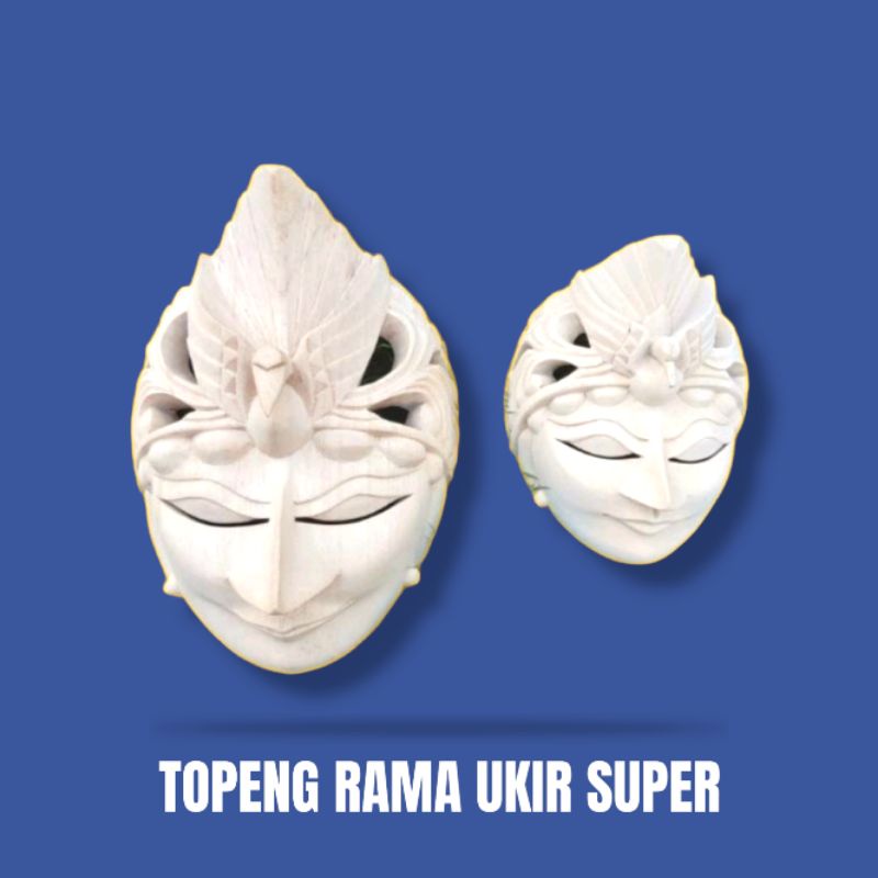 Jual Topeng Kayu Rama Ukir Super DWS | Shopee Indonesia