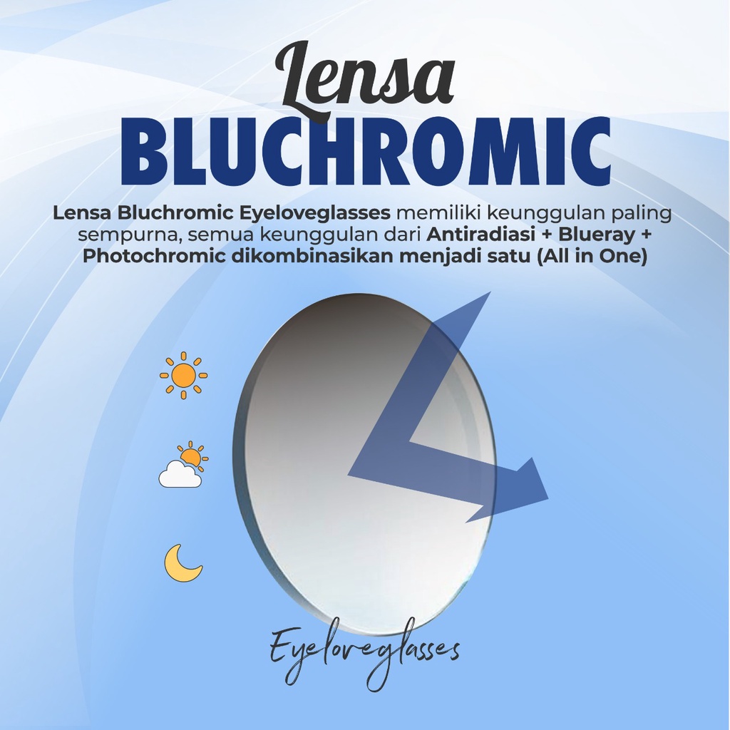 Jual LENSA BLUECROMIC / NIGHT DRIVE EYELOVEGLASSES OFFICIAL BLUECHROMIC ...