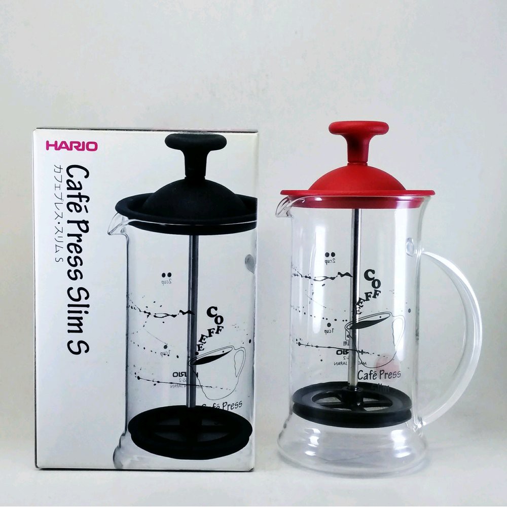 Jual Hario Cafe Press Slim S French Press Coffee Maker CPSS-2-R ...