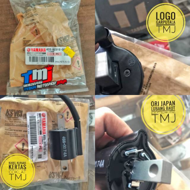 Jual KOIL RACING YAMAHA YZ 125 ( 4SS ) ORIGINAL JAPAN COIL YZ ORIGINAL YAMAHA MADE IN JAPAN ...