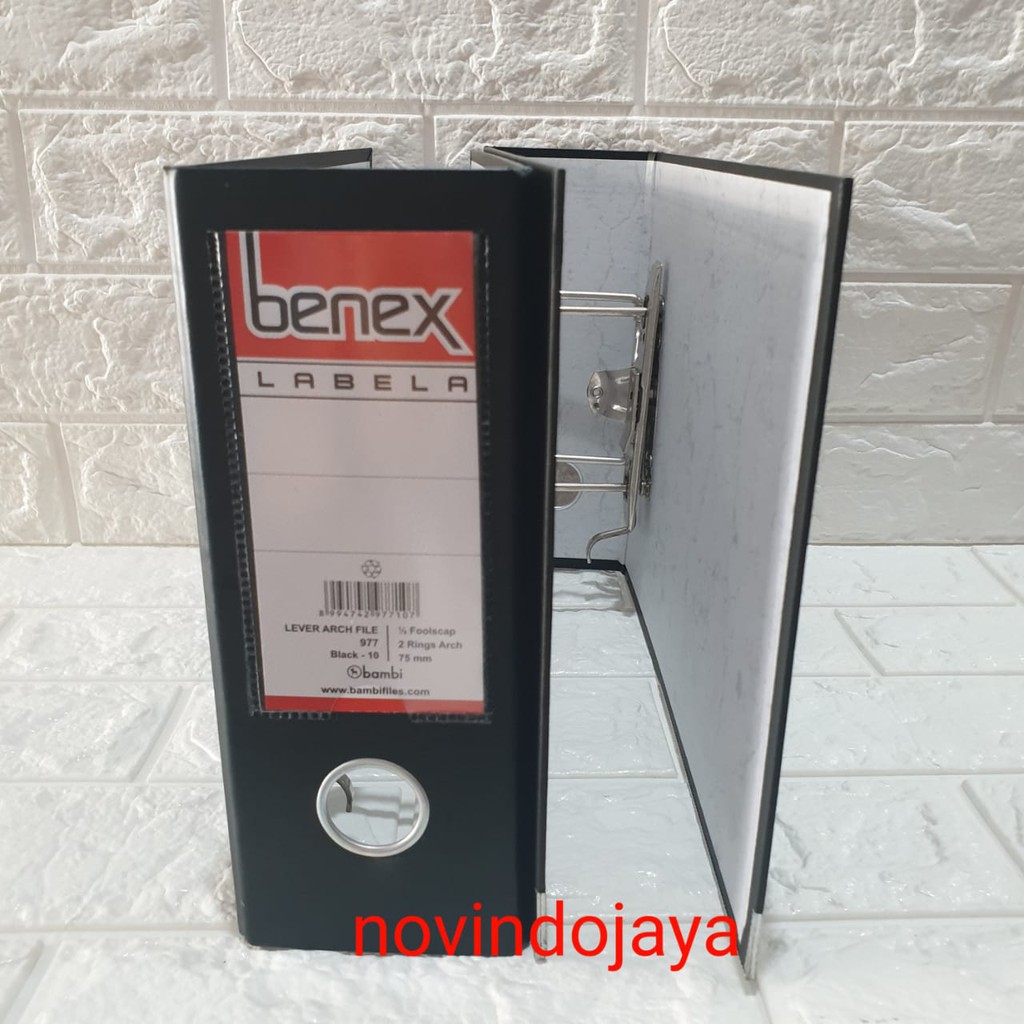 Jual Ordner 1/2 Folio 2 Rings 75mm BENEX - Ordner murah - LABELA ...