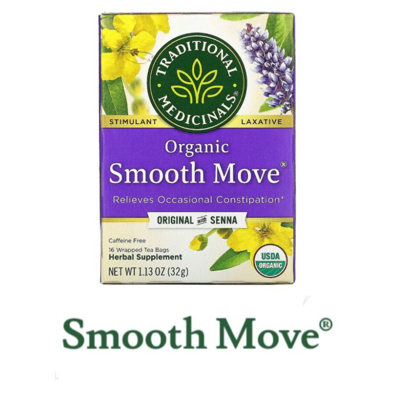 Jual Organic Smooth Move with Senna Tea/Peppermint/Chamomile ...