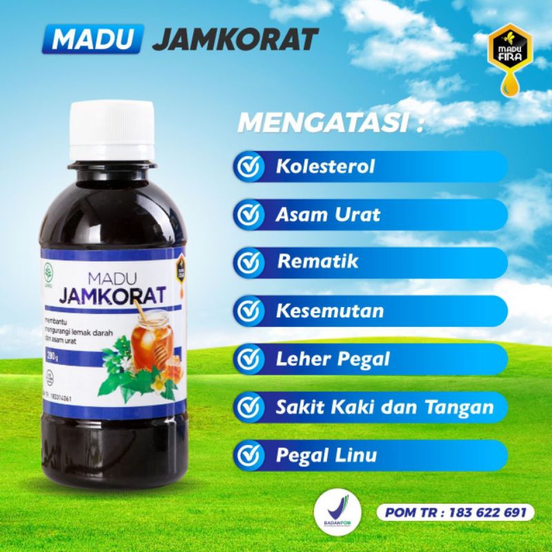 Jual Madu JAMKORAT asli mengobati asam urat kolesterol lemak darah ...