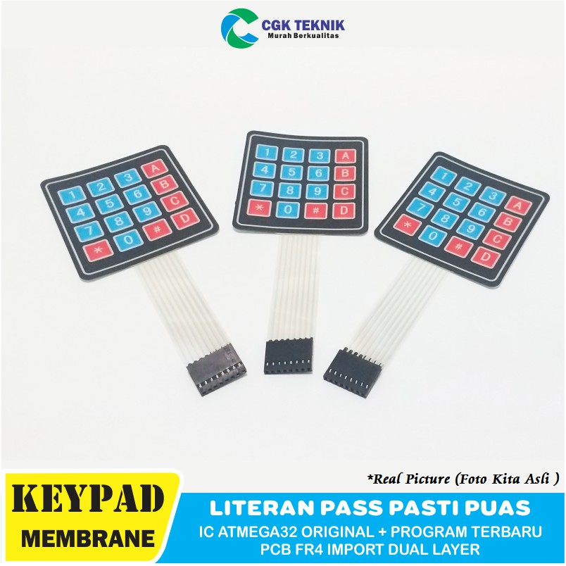 Jual CGK TEKNIK - KEYPAD PERTAMINI MEMBRANE 4X4 KEYPAD POM MINI | Shopee Indonesia