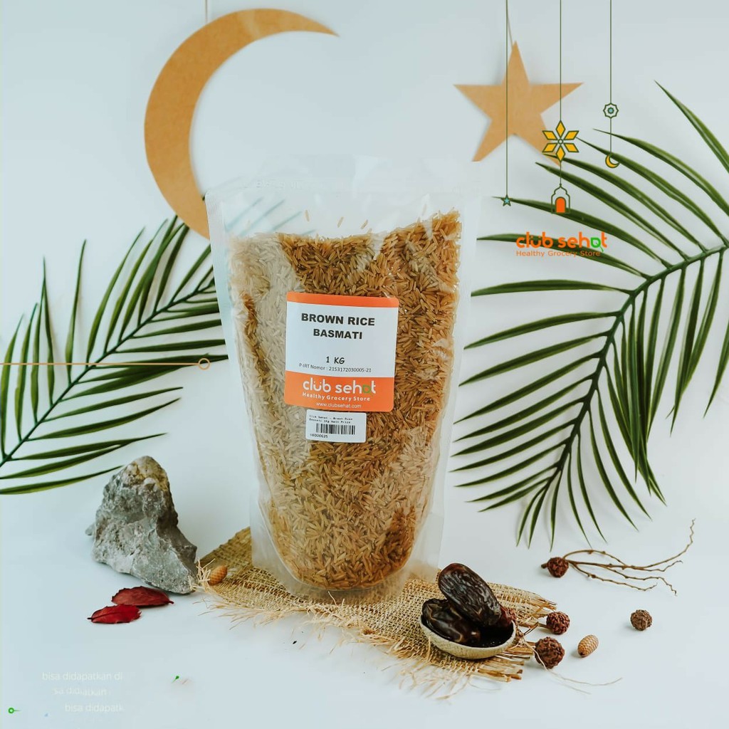 Jual Club Sehat - Brown Rice Basmati 1Kg | Shopee Indonesia