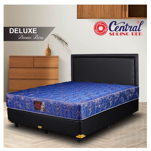 Jual SPRINGBED CENTRAL PLUSTOP DELUXE PLUS FULL SET DIVAN CENTRAL ...