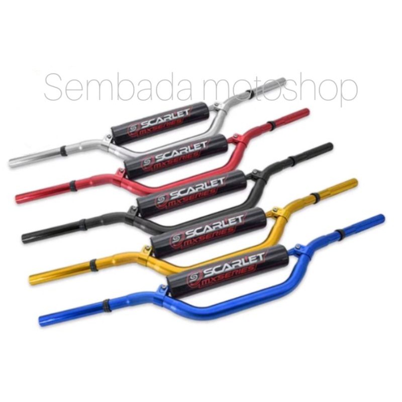 Jual Stang fatbar scarlet TWINWALL tebal 5mm stang fatbar klx crf wr ...