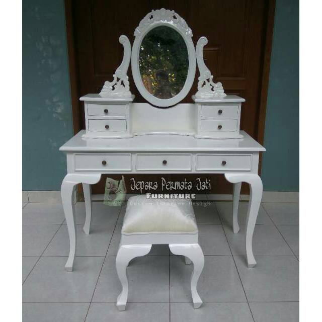 Jual Meja rias duco kartini besar furniture jepara | Shopee Indonesia