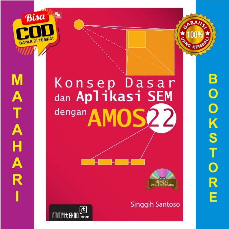 Jual Buku Konsep Dasar Dan Aplikasi Sem Dengan Amos 22 | Singgih ...