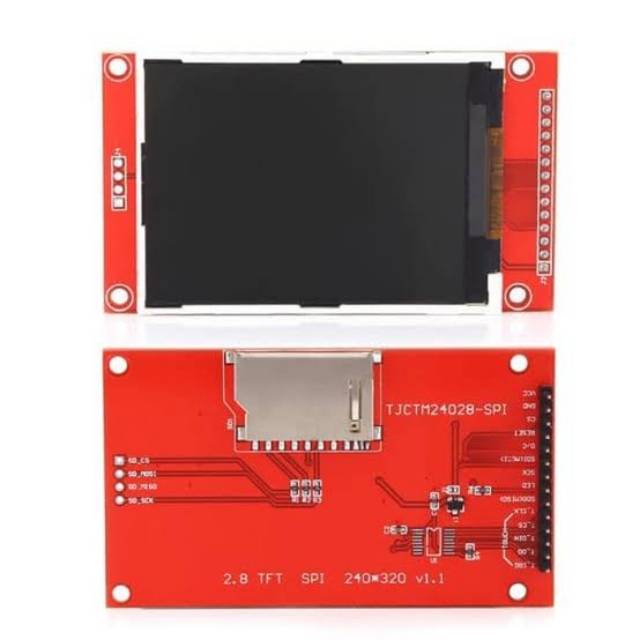 Jual LCD 2.8" TFT SPI 240X320 V1.2 ILI9341 Suport Rasberry Pi dan Arduino | Shopee Indonesia