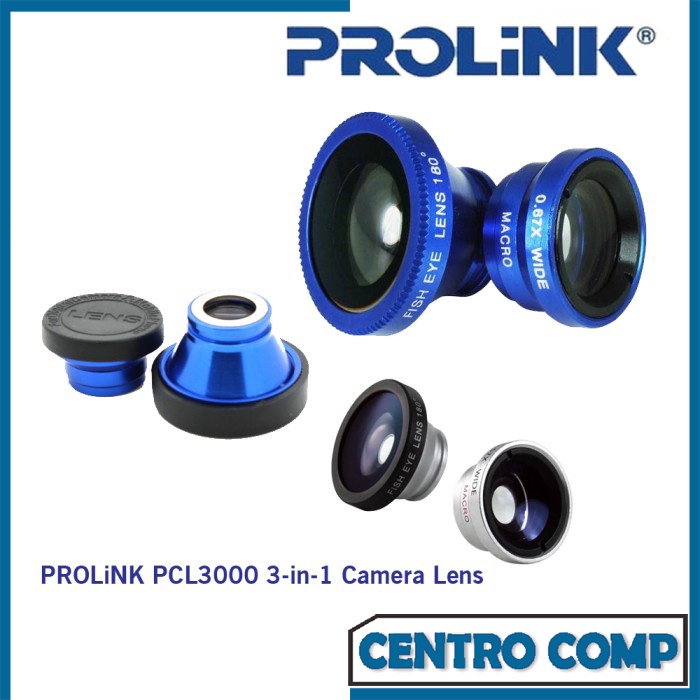 Jual SALE.. PROLiNK PCL3000 3-in-1 Camera Lens /Prolink Clip Lens 3 in ...