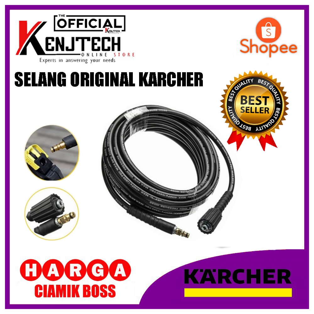 Jual SELANG JET CLEANER ORIGINAL KARCHER HOSE PRESSURE ORIGINAL ...