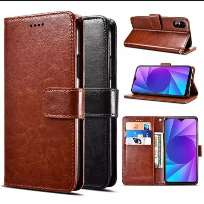 Jual LEATHER CASE VIVO Y19S PRO V50 V40 LITE V27 V29E V25E/ V27E/ V23E ...