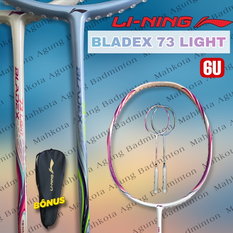 Jual raket badminton bulutangkis lining bladex 73 light 6U original ringan | Shopee Indonesia
