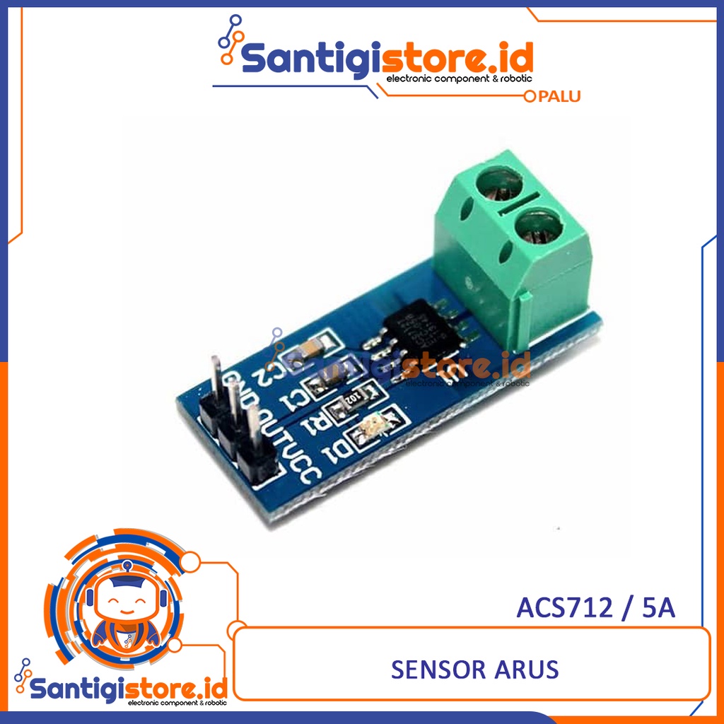Jual Module Sensor Arus Acs712 5a Sensor Module For Arduino Uno