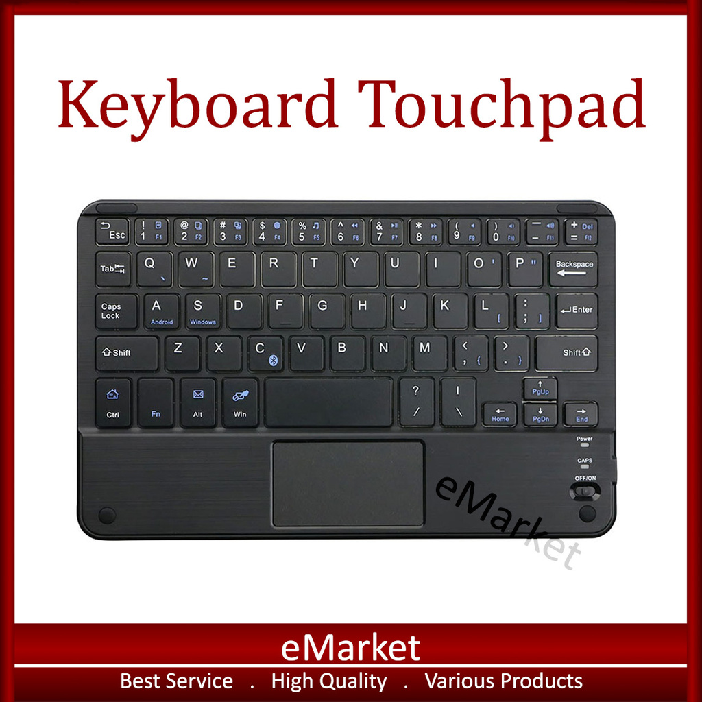 Jual Keyboard Touchpad Wireless Bluetooth / Mouse Touchpad | Shopee ...